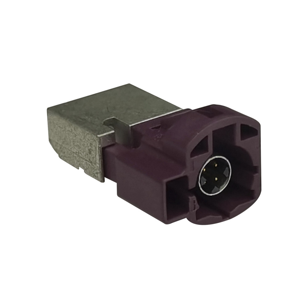 FAKRA HSD connettore 4+2PIN 90 gradi spine e connettore PCB montaggio